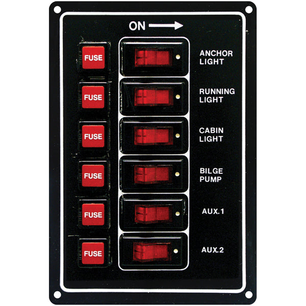 Standard Rocker Switch Panels - SeaSense | Marine Products