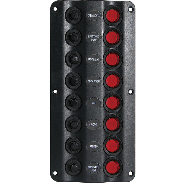 LED Wave Design Switch Panel - SeaSense | Marine Products